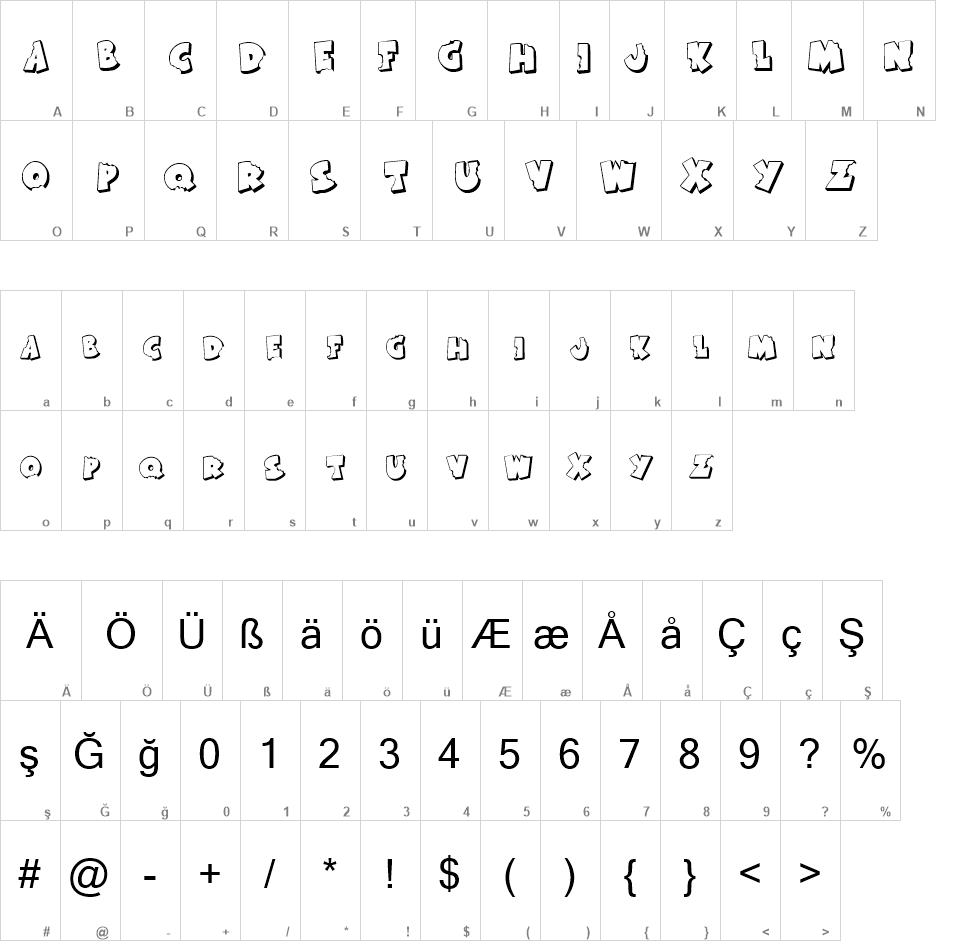 KR Bite Me Font free font